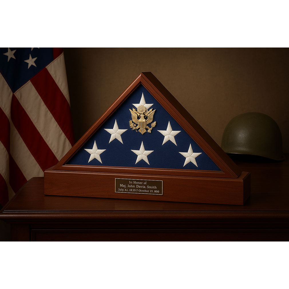 Coffin Flag Case for American Flag – A Lasting Tribute to a Life of Ho ...