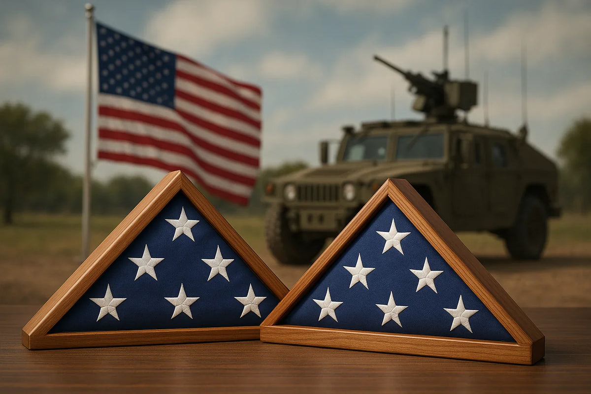 Flag Shadow Box with Pedestal for 5ft x 9ft Flag: A Timeless Tribute ...