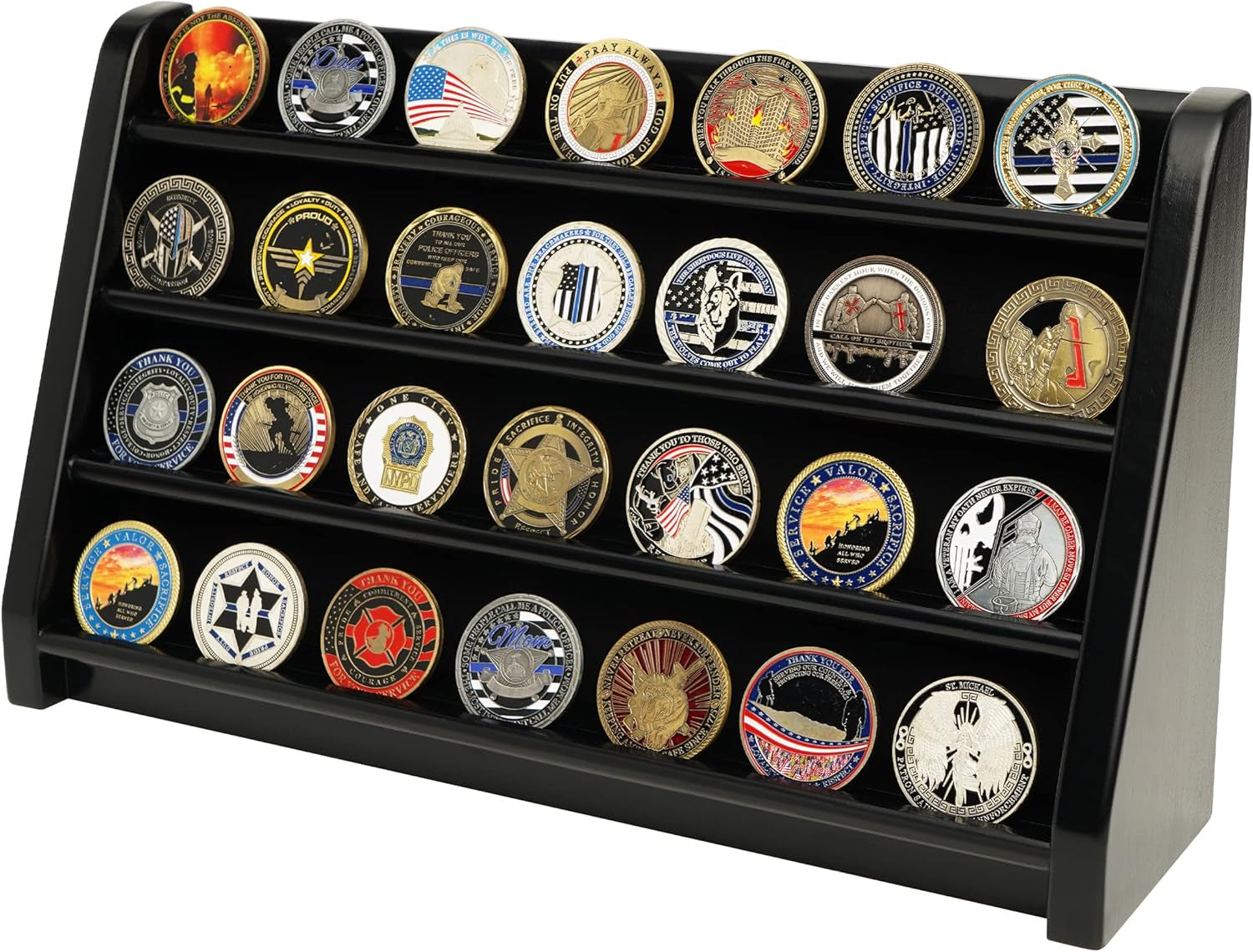 Challenge COIN DISPLAY STANDS - Coin Display Rack – The Military Gift Store