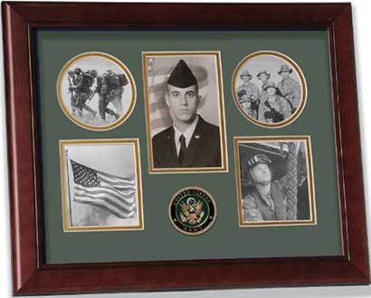 United States Army Medallion 5 Picture Collage Frame with Stars by ...