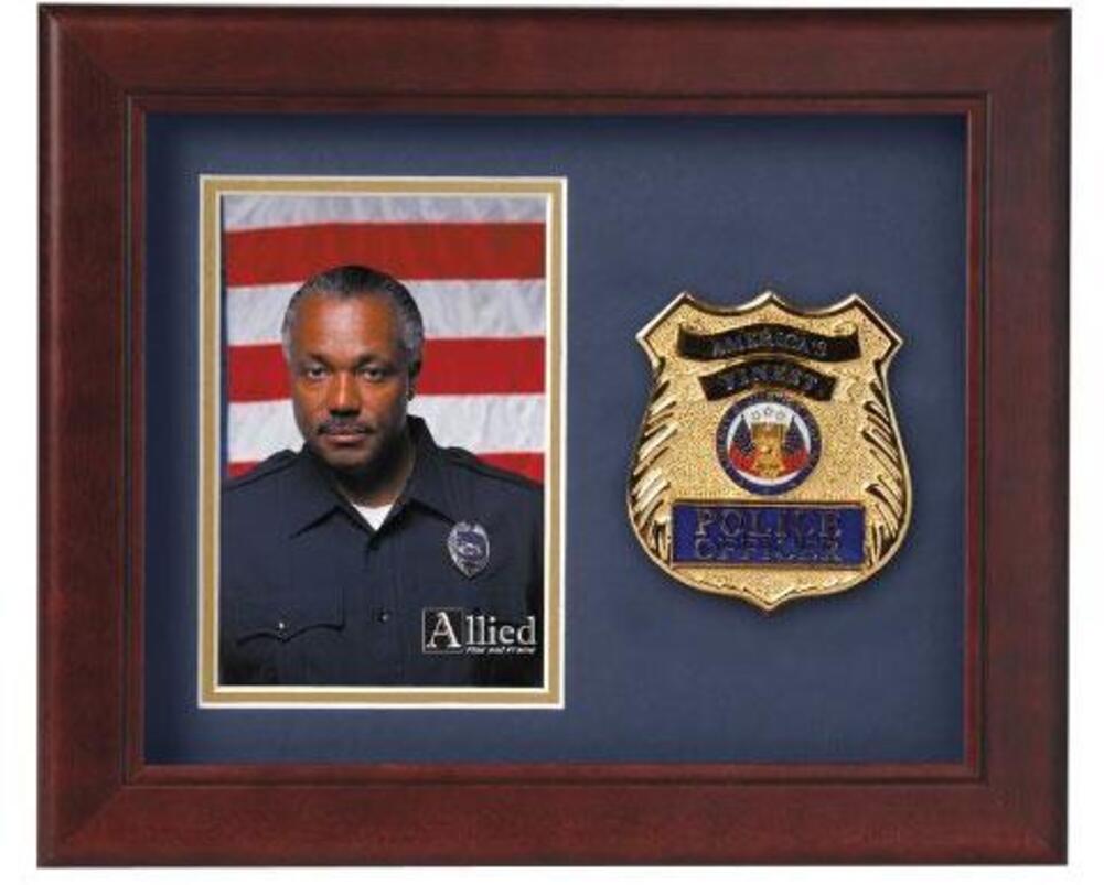 Flag Connections Police Officer Vertical Picture Frame – The Military ...