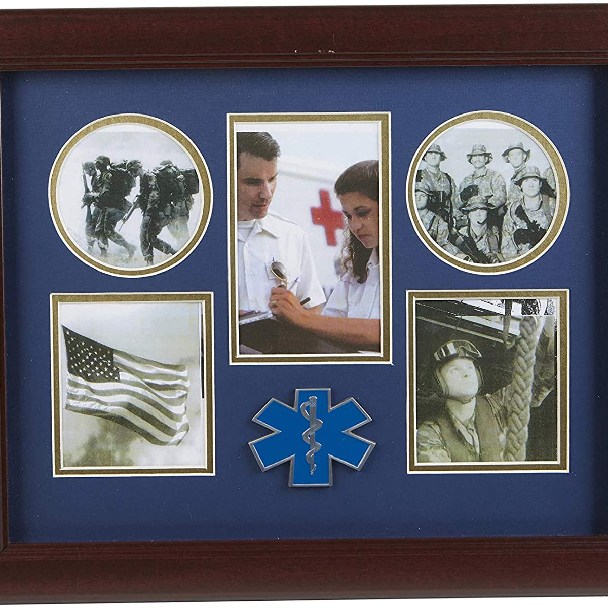 Products Frame Ems Medallion 5-Picture Collage Frame. – The Military ...