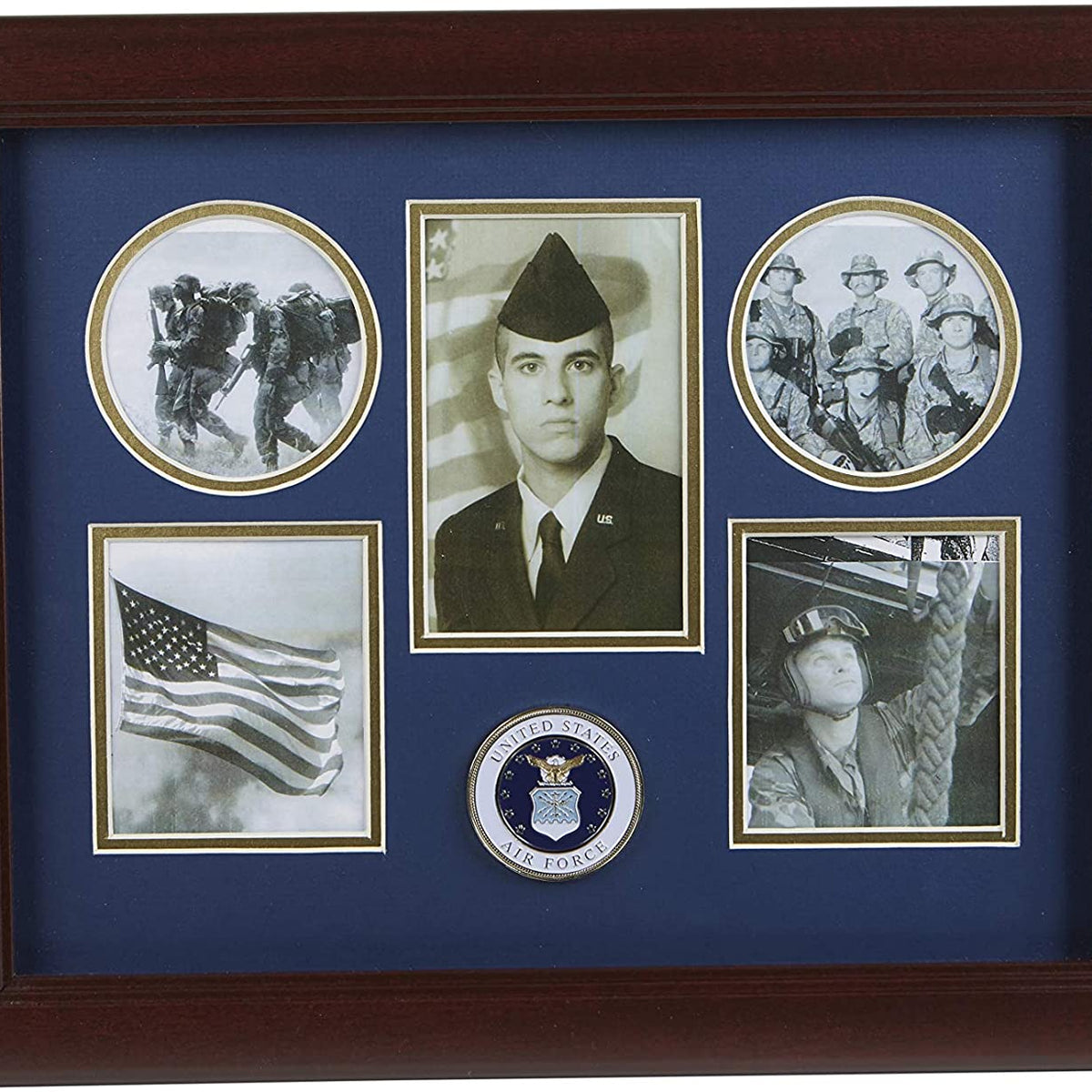 Frame US Air Force Medallion 5 Picture Collage Frame. – The Military ...